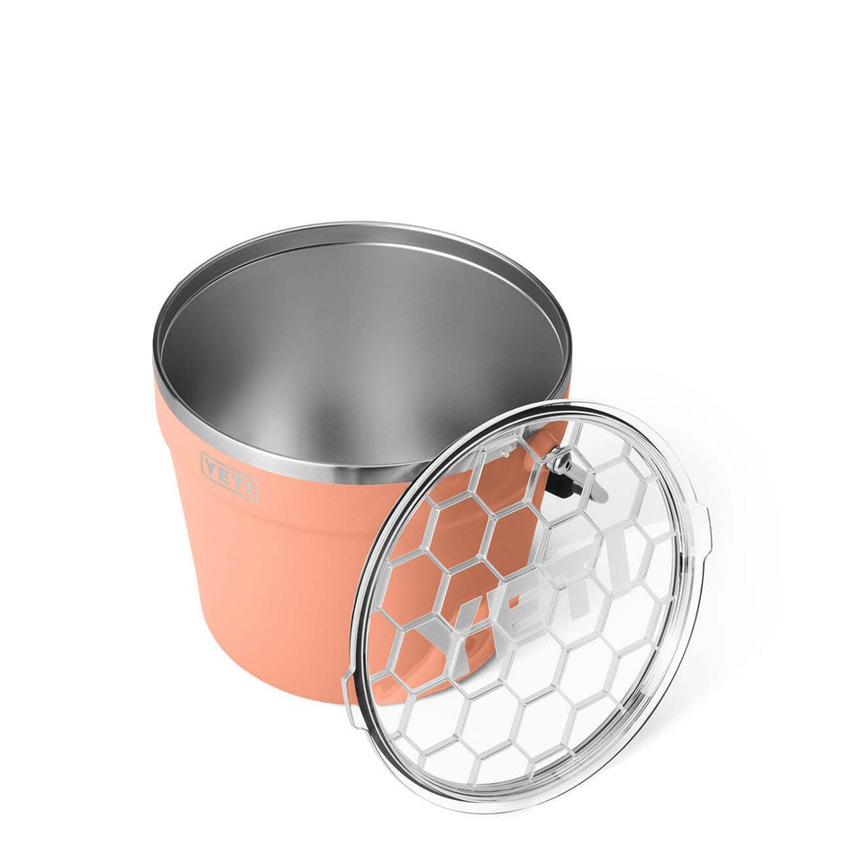 NEW - Official YETI Rambler 7.6L Beverage Bucket Lowcountry Peach | eBay
