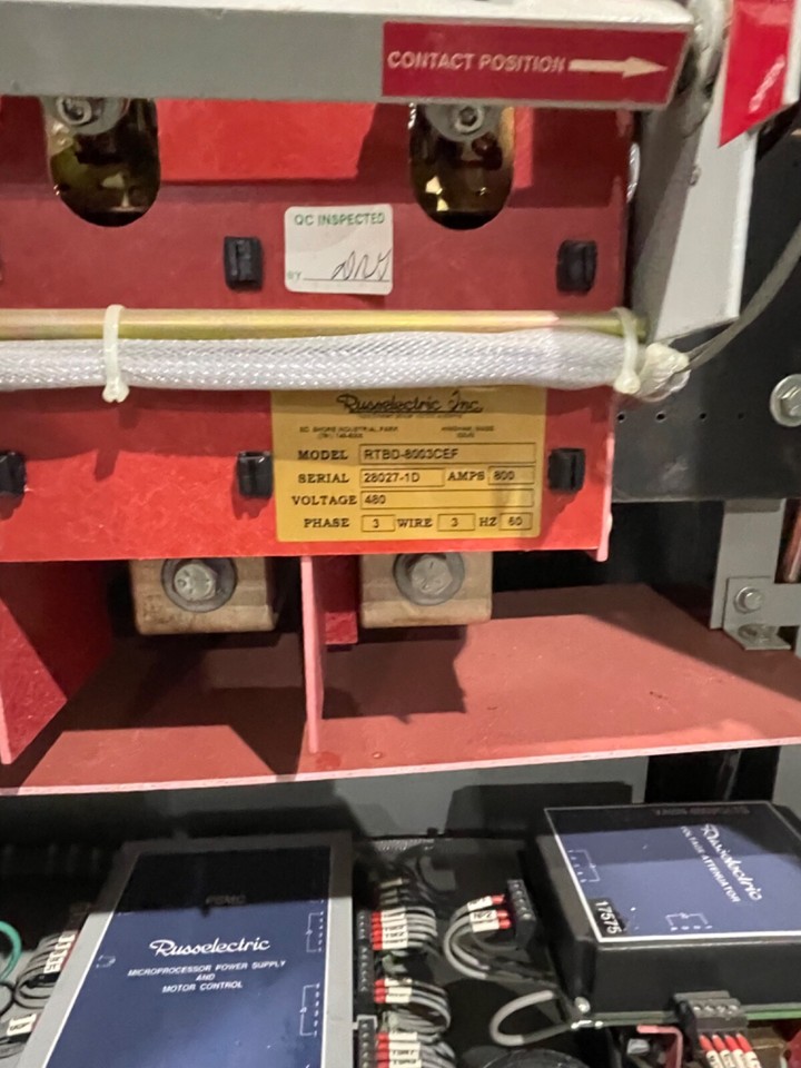 800 700 600 Amp ATS Automatic Transfer Switch 3 PHASE 480V 277V Bypass ...