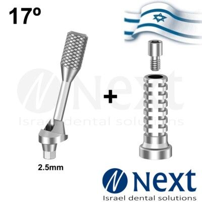 Multi Unit set 17° Hiossen Mini Fit titanium sleeve 2.5 mm | eBay Australia