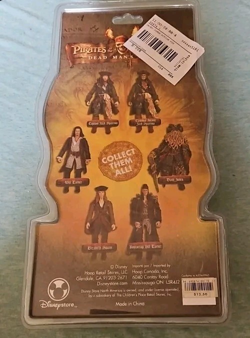 Disney Store Pirates of The Caribbean Dead Man's Chest Davy Jones ...