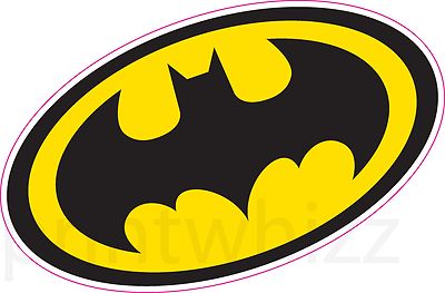 Batman Logo Crest Vinyl Sticker Wall Car Laptop Superhero Comic Book | eBay