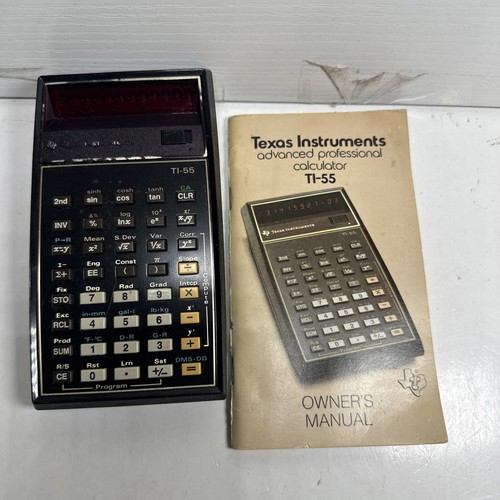 Texas Instruments TI-55 Electronic Calculator Vintage Untested Y4 | eBay