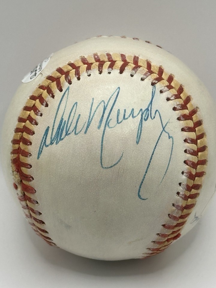 Braves Multi Signed Baseball JSA COA Dale Murphy Gaylord Perry Acker ...