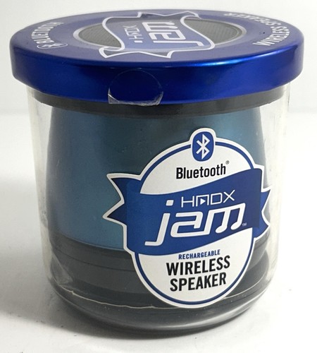 HMDX Jam Plus Blueberry Bluetooth Speaker Rechargeable Small Compact ...