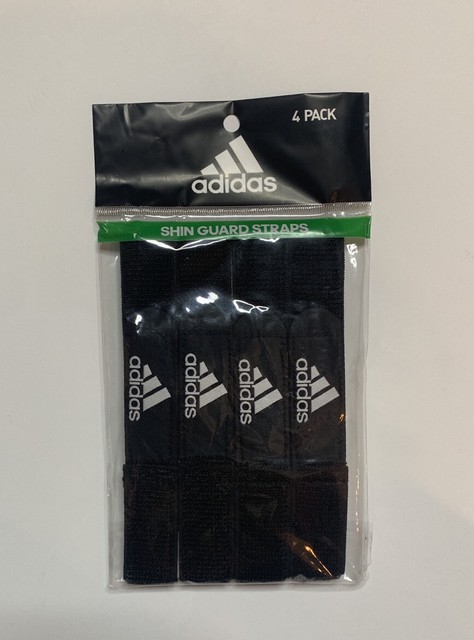 adidas Shin Guard Straps 4 Pack Color Black for sale online | eBay