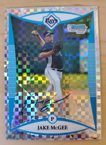 2008 Bowman Chrome Prospects Jake McGee X-Fractor Rookie Auto 57/250 #BCP274 | eBay