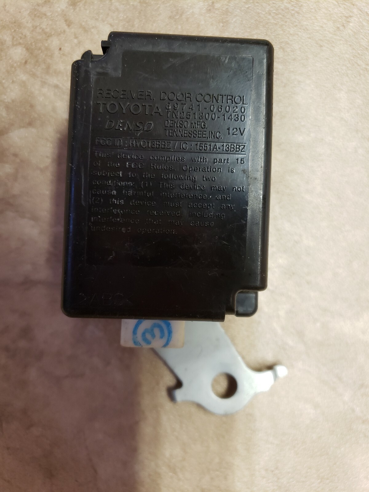 Toyota Camry 07-11 Receiver Door Control Module keyless 89741-06020 US ...