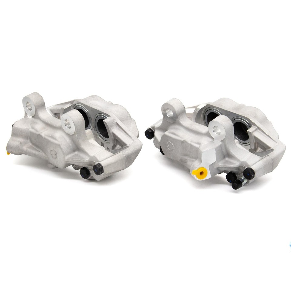 Upgraded ALLOY 4 Pot Brake Calipers & Brake Pad Kit - Princess, Escort ...