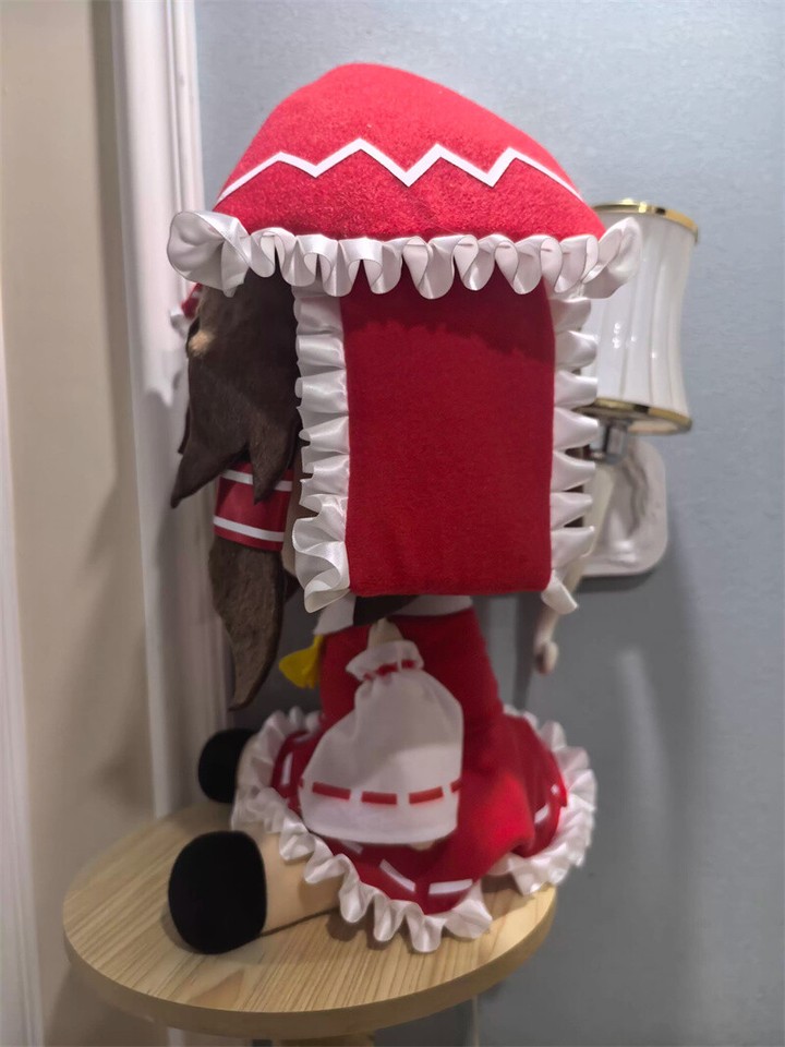 Anime Touhou Project Hakurei Reimu fumo Sitting Plush Doll 45cm Stuffed ...