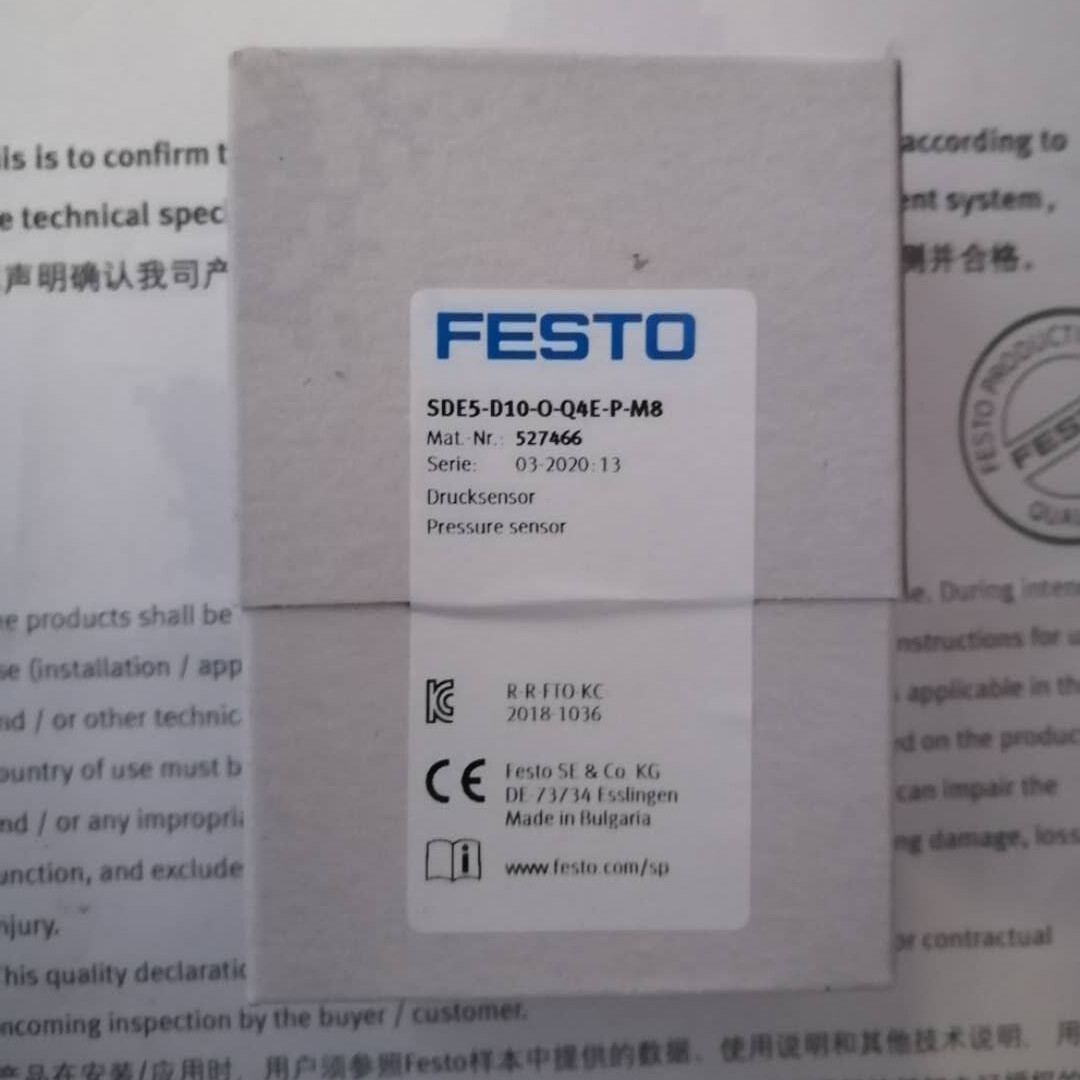 1piece new festo pressure sensor 527466 SDE5-D10-O-Q4E-P-M8 Fast ...