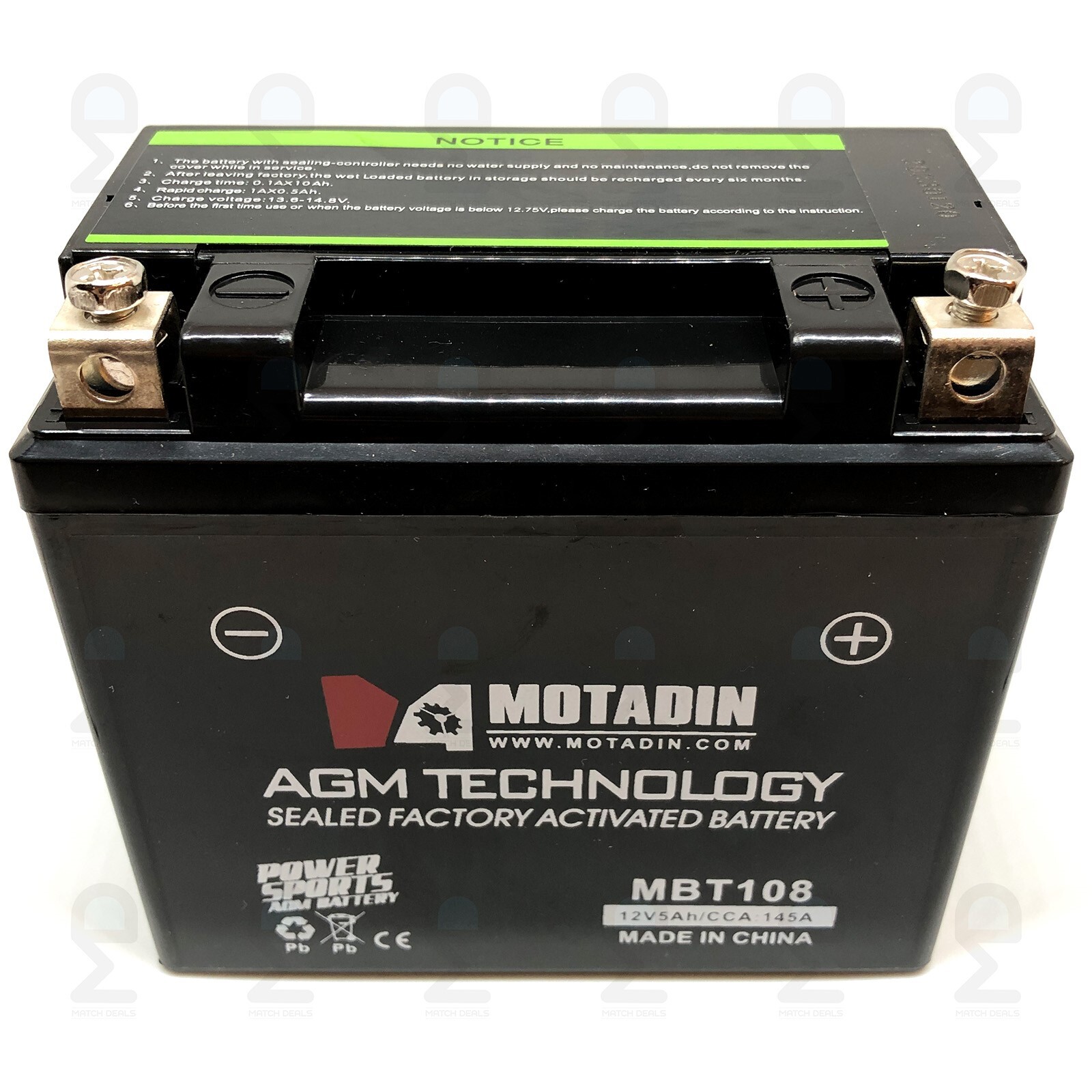 AGM BATTERY FOR HONDA CBR1000RR 2008-2018 / CBR1000S 2014-2016 / WW150 ...