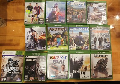 xbox one x games bundle used | eBay
