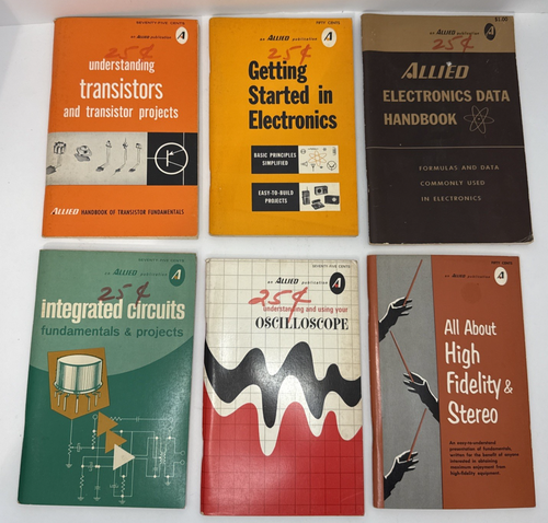 Vintage Allied Electronics Booklet Manual Collection Transistors ...