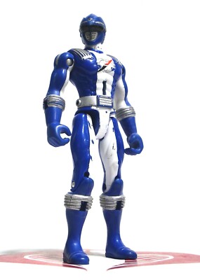 Power Rangers Operation Overdrive Action Figure Blue Battlized Ranger ...