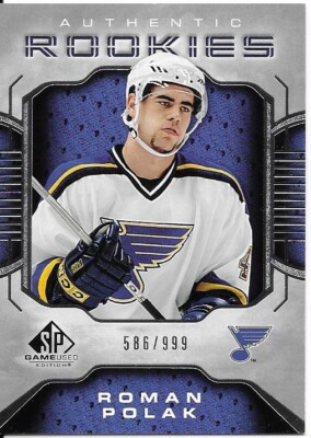2006-07 SP Game Used ROMAN POLAK rookie card #153 | eBay