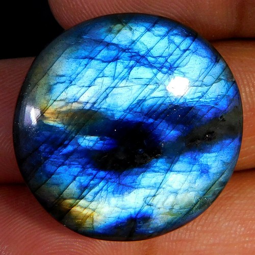 Wholesale 49.60Cts. Natural Miraculous Fire Labradorite Round Cabochon ...