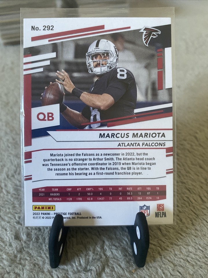 2022 Panini Prestige - #292 Marcus Mariota | eBay