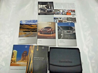 2010 Mercedes E-Class Owner's Manual Set Complete All Books w Leather ...