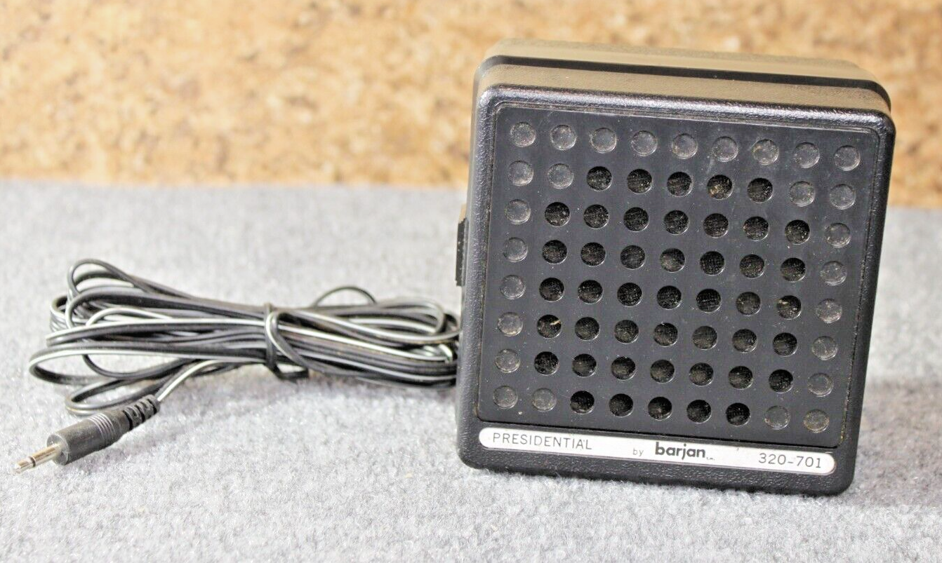 Barjan 320-701 Presidential 8 Ohms 2-Watt External Speaker CB HAM WORKS ...
