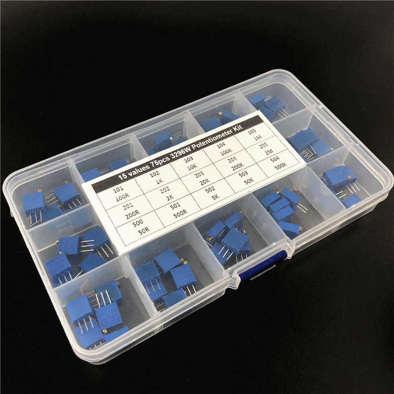 1 set 3296W Potentiometer Kit High Precision Variable Resistor With ...