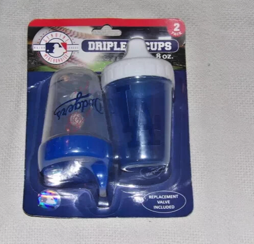 MLB LA LOS ANGELES DODGERS NO SPILL DRIPLESS CUPS 2 PACK NIP | eBay