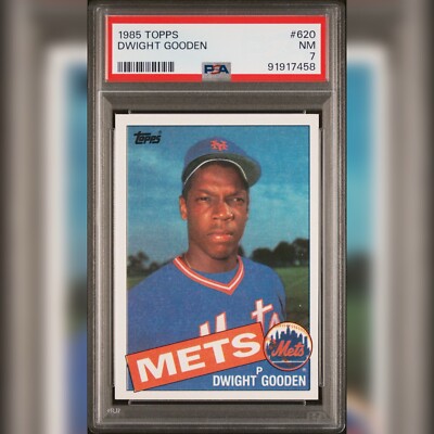Dwight “Doc” Gooden 1985 Topps Rookie Card #620 PSA 7 NEAR MINT! | eBay