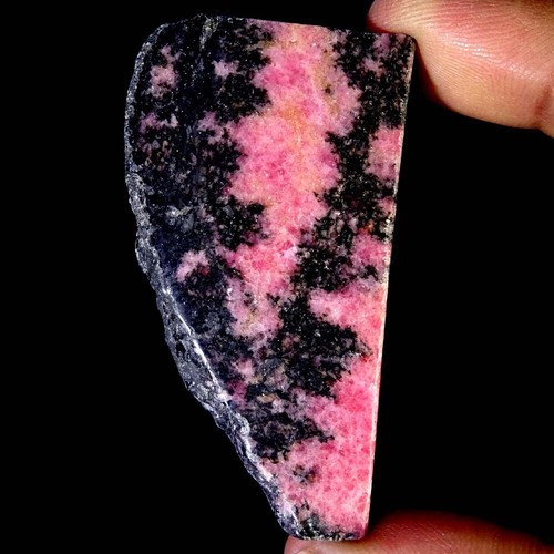 Natural Rhodonite 190.40Cts. Rough Crystal Minerals 38x65x06mm Loose ...