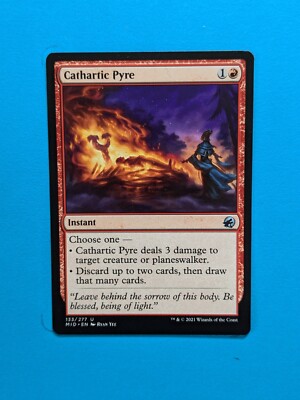 Cathartic Pyre / Reinigender Scheiterhaufen # MID Magic MTG | eBay.de