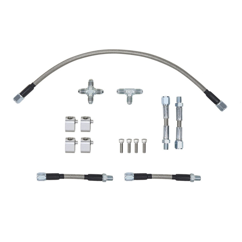 For LS 4-Corner Coolant Steam Port Crossover Hose Kit 4.8 5.3 5.7 6.0 6 ...