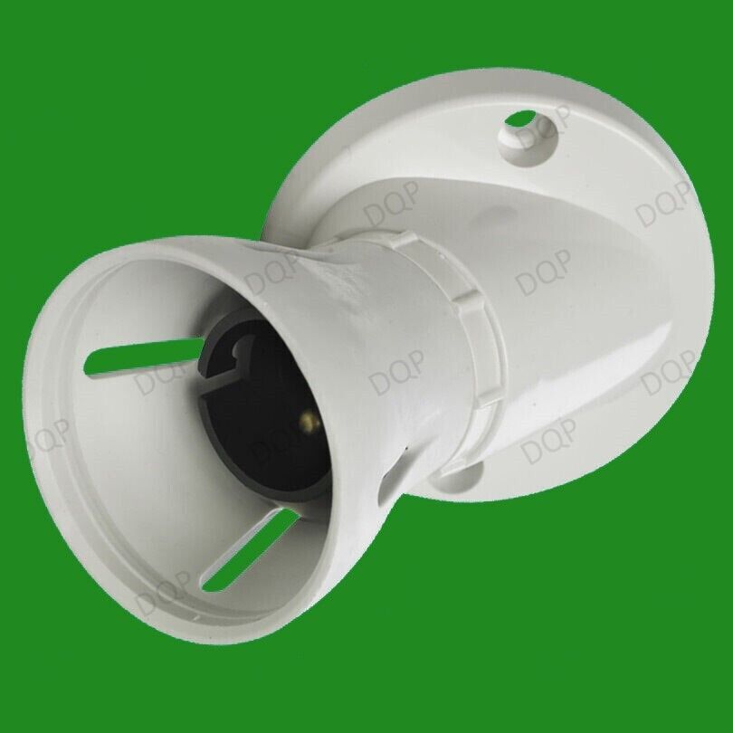 10x Bayonet Batten Ceiling Lampholder BC B22 Light Bulb Socket Lamp ...