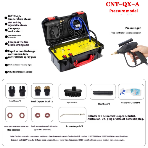 1700W 110V Commerical Dirt Removal Cleaning Machine Car Detailing Steam ...