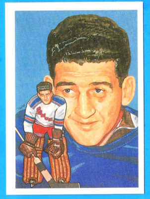 Chuck Rayner 1985 Cartophilium Hockey Hall of Fame #163 (ex-mt) New ...