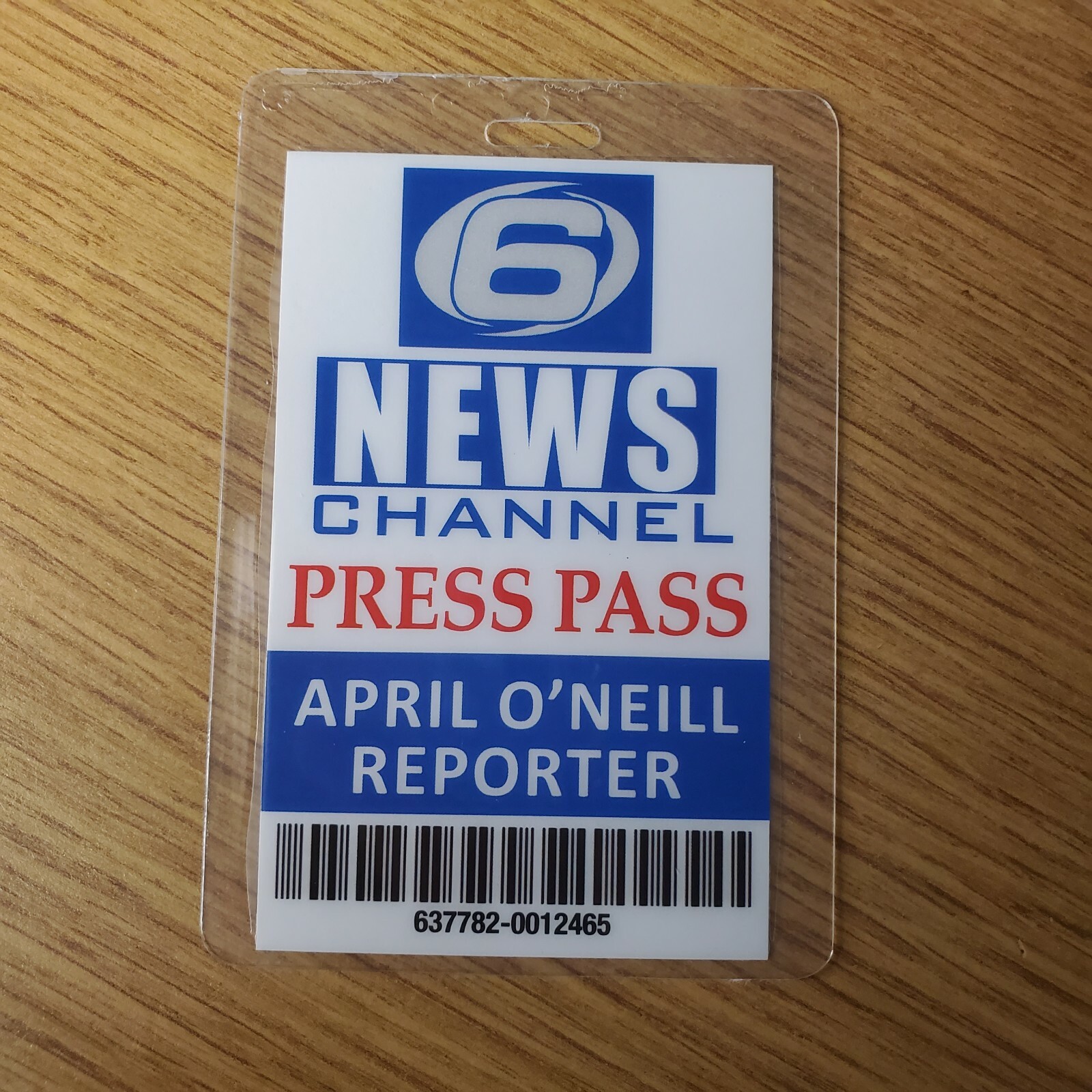 Teenage Mutant Ninja Turtles ID Badge - April O'Neil cosplay prop ...