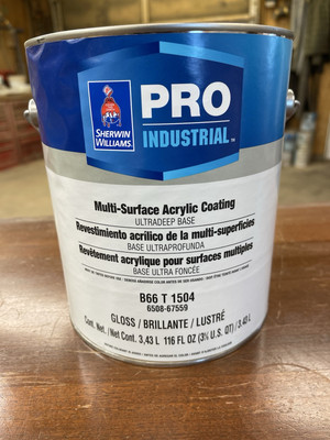 Sherwin WIlliams PRO Industrial Acrylic Coating Ultradeep Base / Gloss ...