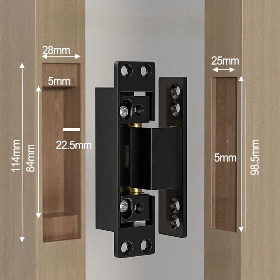 Concealed Door Hinges Interior Design Invisible Design Single-Piece ...