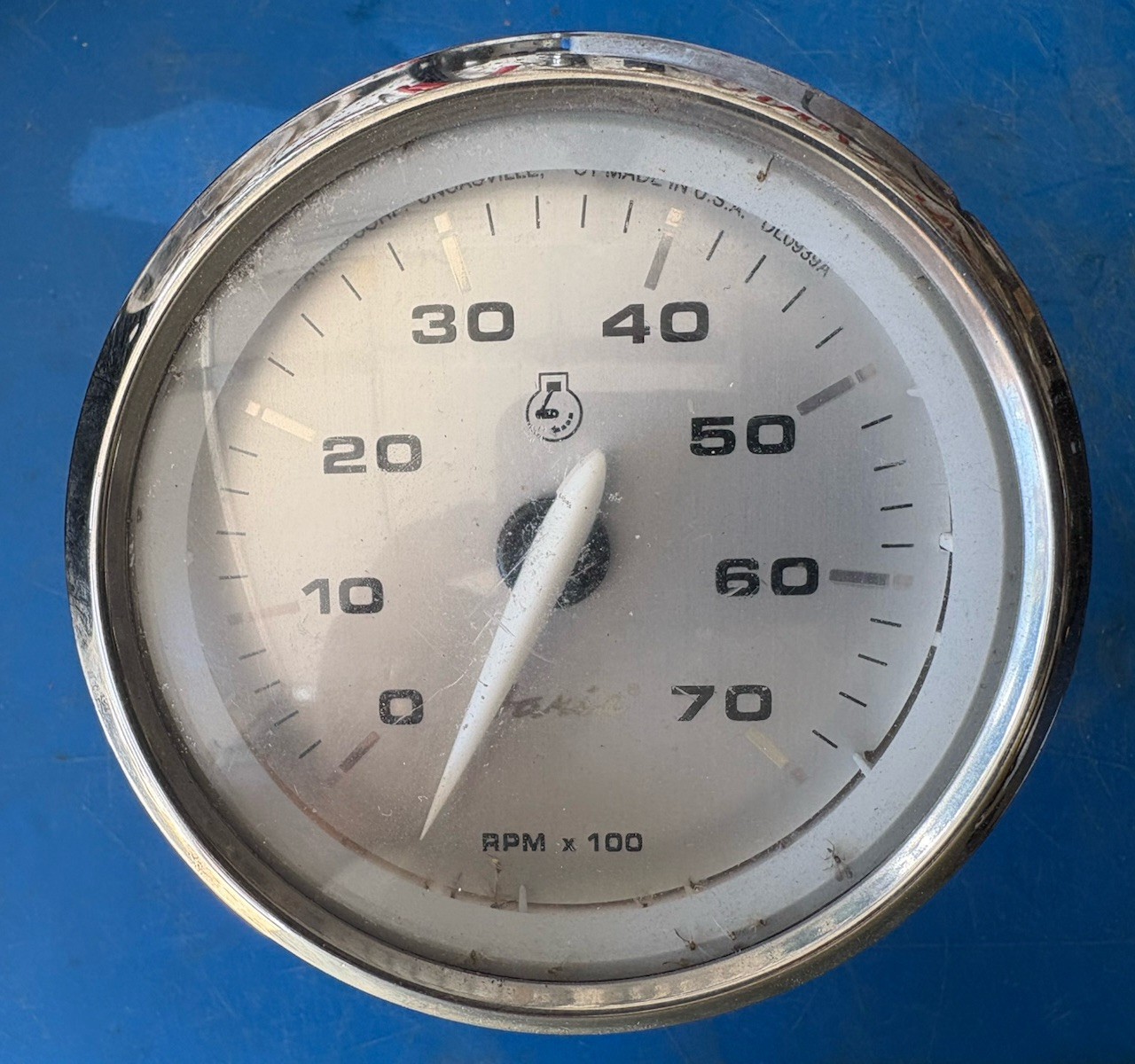 Faria Boat Tachometer Gauge TCC602A Kronos Silver 3 1/4 Inch | eBay