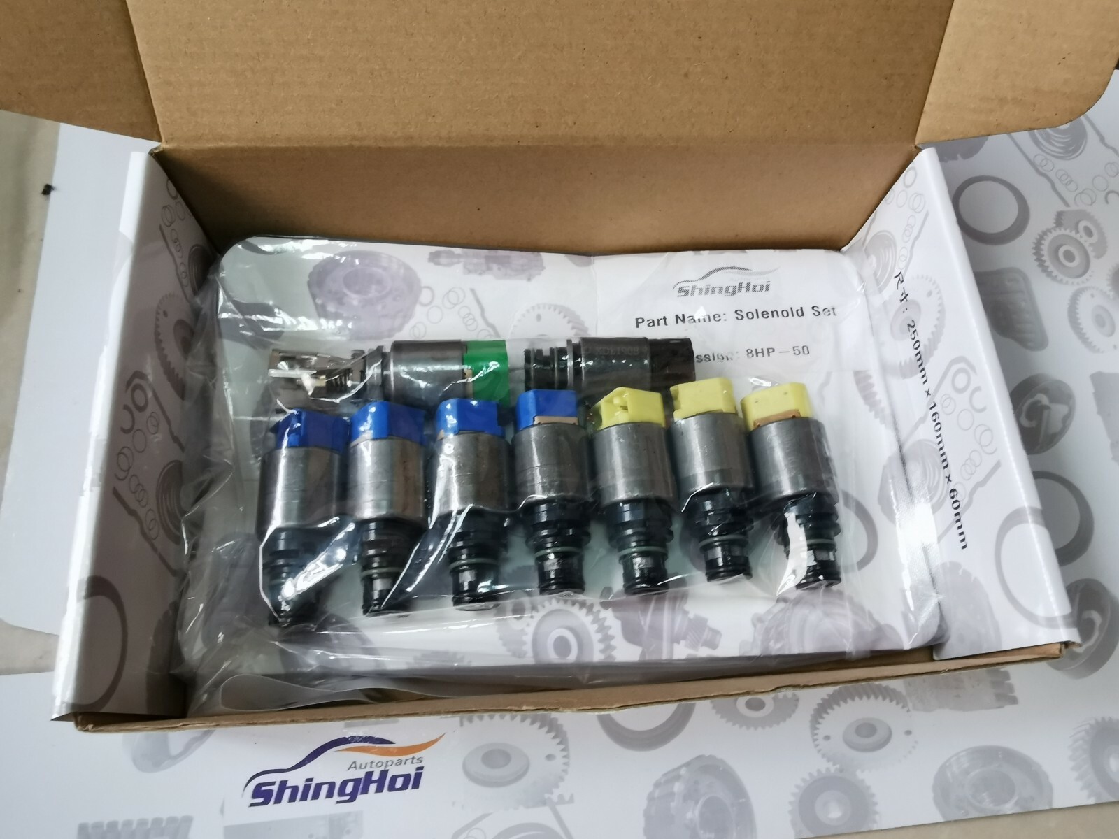 8HP50 automatic transmission solenoid set For BMW Dodge Jeep Alfa Romeo ...