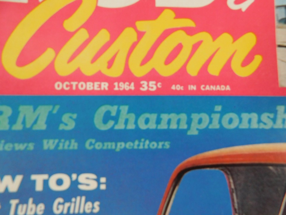 Vintage Original October 1964 Rod & Custom Magazine Custom Car Mods | eBay