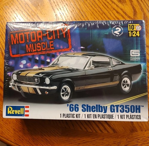 Revell 1966 Shelby Ford Mustang GT350H 1/24 Scale Model Car Kit Sealed ...