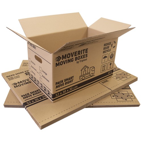 10 x NEW X-LARGE MOVING HOUSE BOXES - Sturdy Cardboard Removal Packing ...