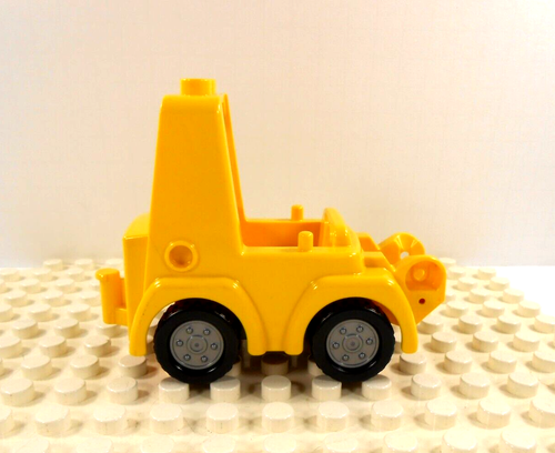 Lego Duplo Item Small Front End Loader yellow w/ silver wheels | eBay