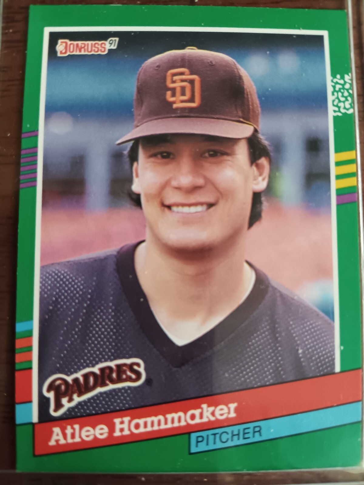 ATLEE HAMMAKER PADRES 1991 SERIES 2 DONRUSS BASEBALL CARD #707 | eBay