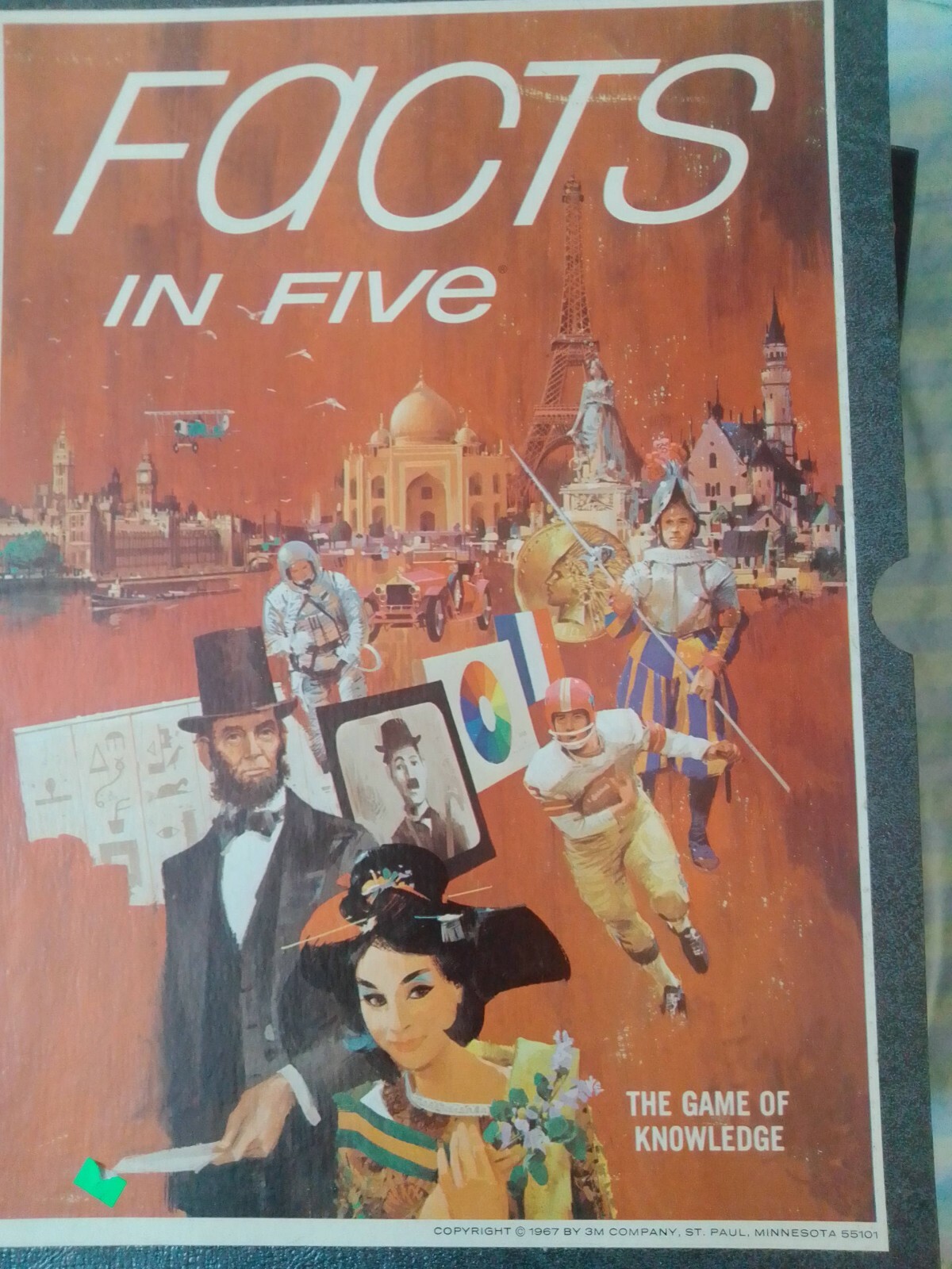 1971 Facts in Five The Bookshelf Game of Knowledge 3M Old Trivia Family ...