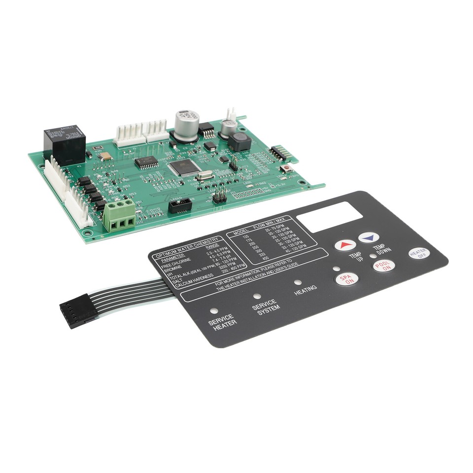 42002-0007S Control Board Kit 472610Z Switch Pad For Pentair MasterTemp ...