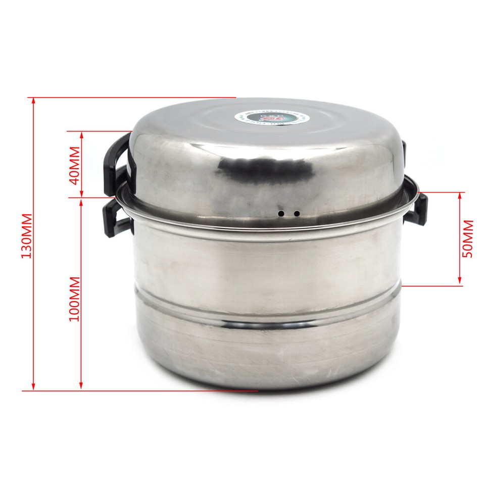 3PCS Outdoor Camping Cookware Stainless Steel Cooking Picnic Bowl Pot ...