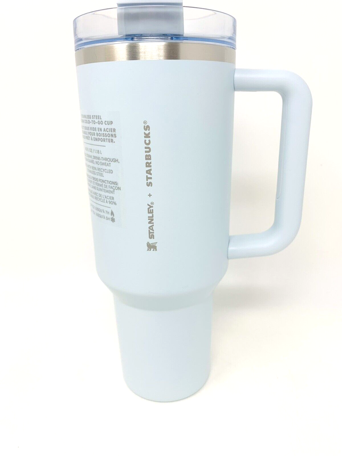 New Stanley Starbucks Spring Light Blue 2024 40oz Tumbler Cup Brand New ...