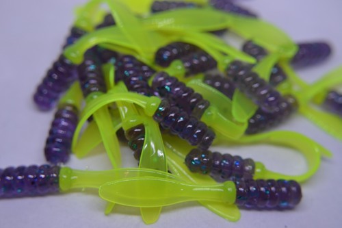 JASONS CRAPPIE FLOPPERS 2" 30 PACK CRAPPIE LURES JIGS JUNE BUG ...