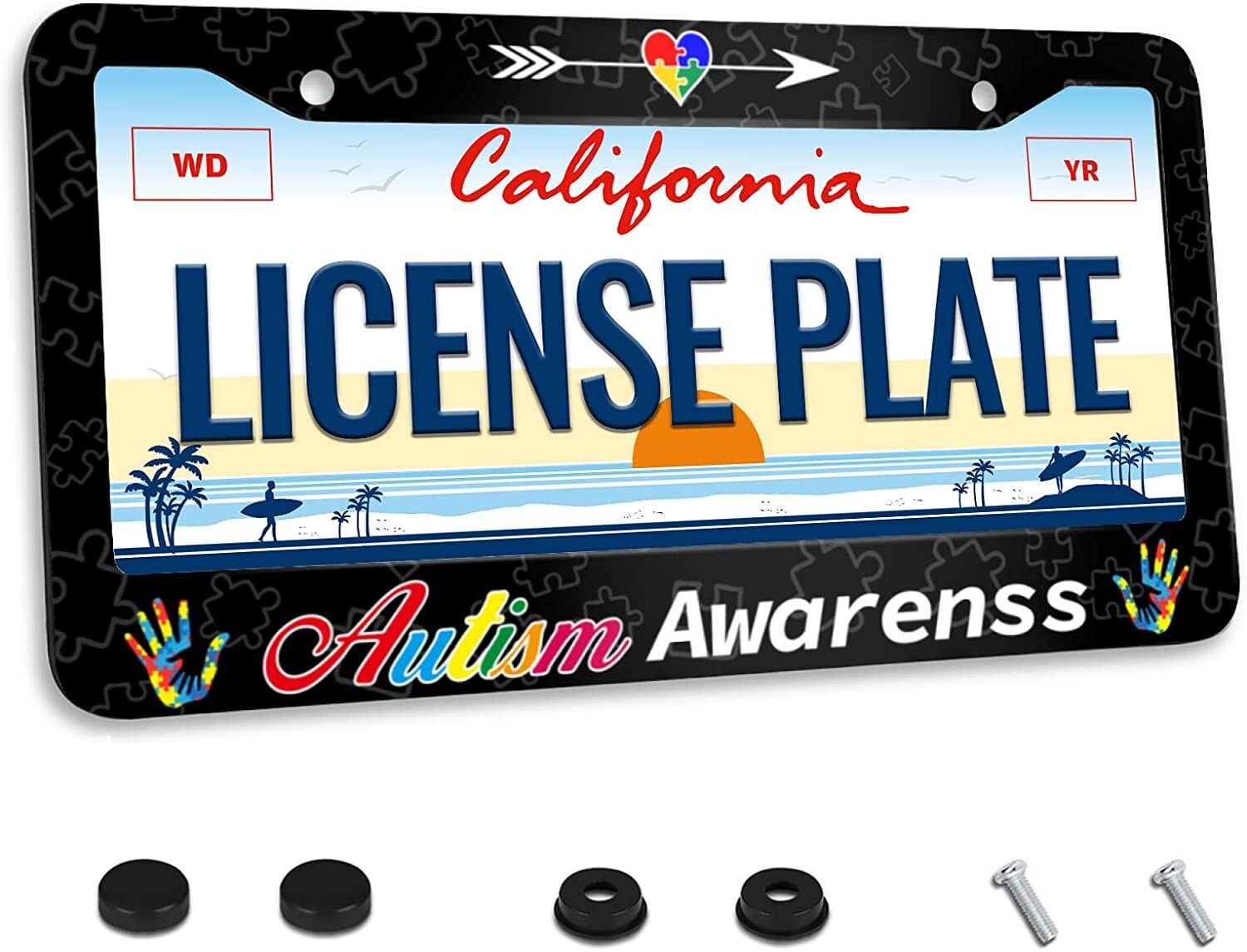 Autism Awareness License Plate Frame | eBay