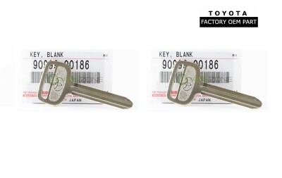FACTORY TOYOTA AVALON T100 CAMRY TACOMA UNCUT BLANK KEY SET OF 2 ...