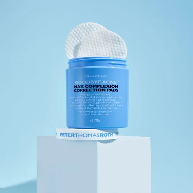 Peter Thomas Roth Goodbye Acne Max Complexion Correction Pads 60 Exp 01 ...